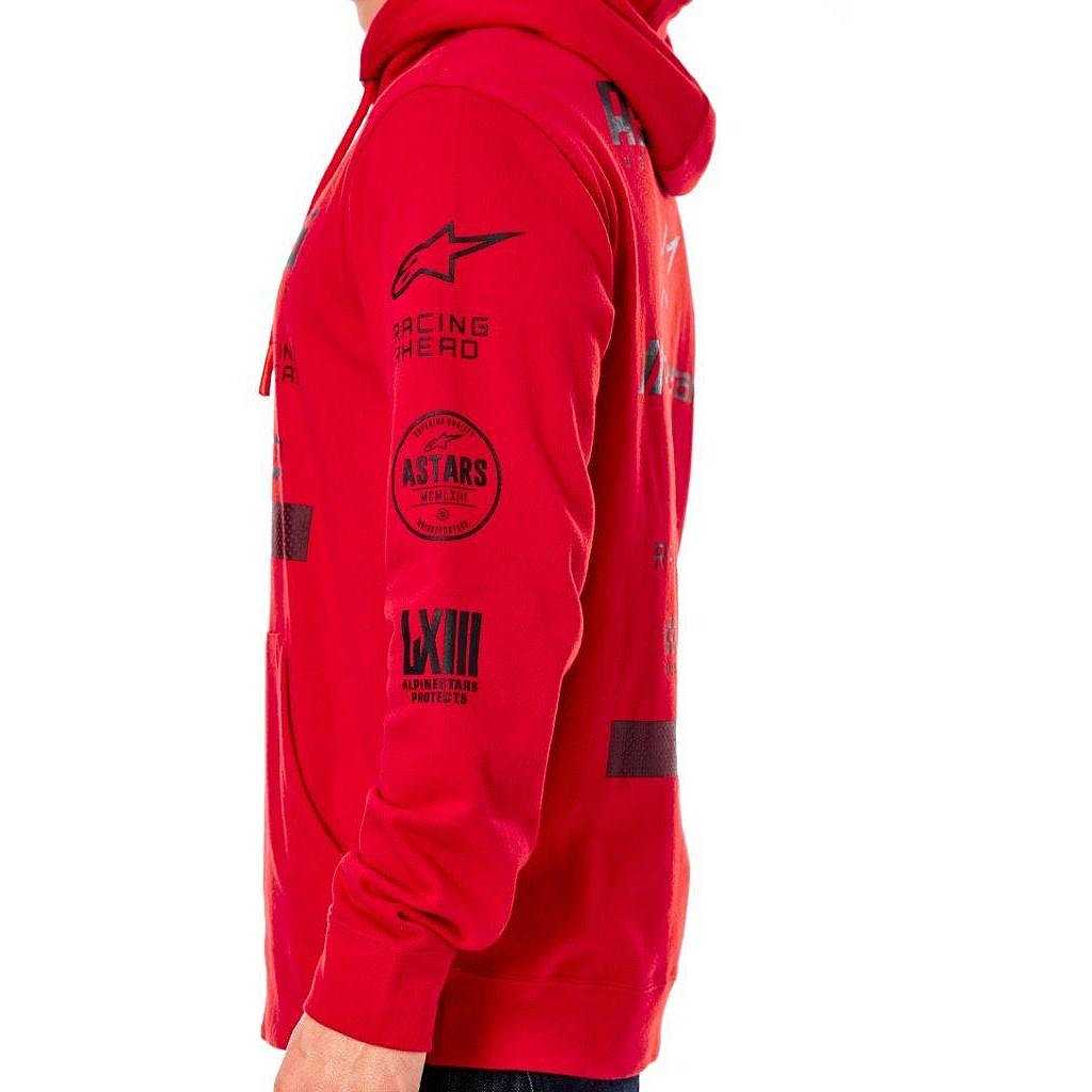 Sweat Alpinestars MULTI RACE HOODIE Rouge Vente en Ligne - Outletmoto.eu
