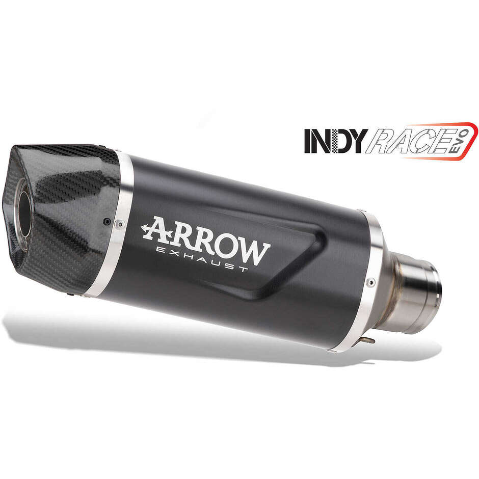 Terminale di Scarico Arrow Indy Race EVO alluminio Dark con fondello ...