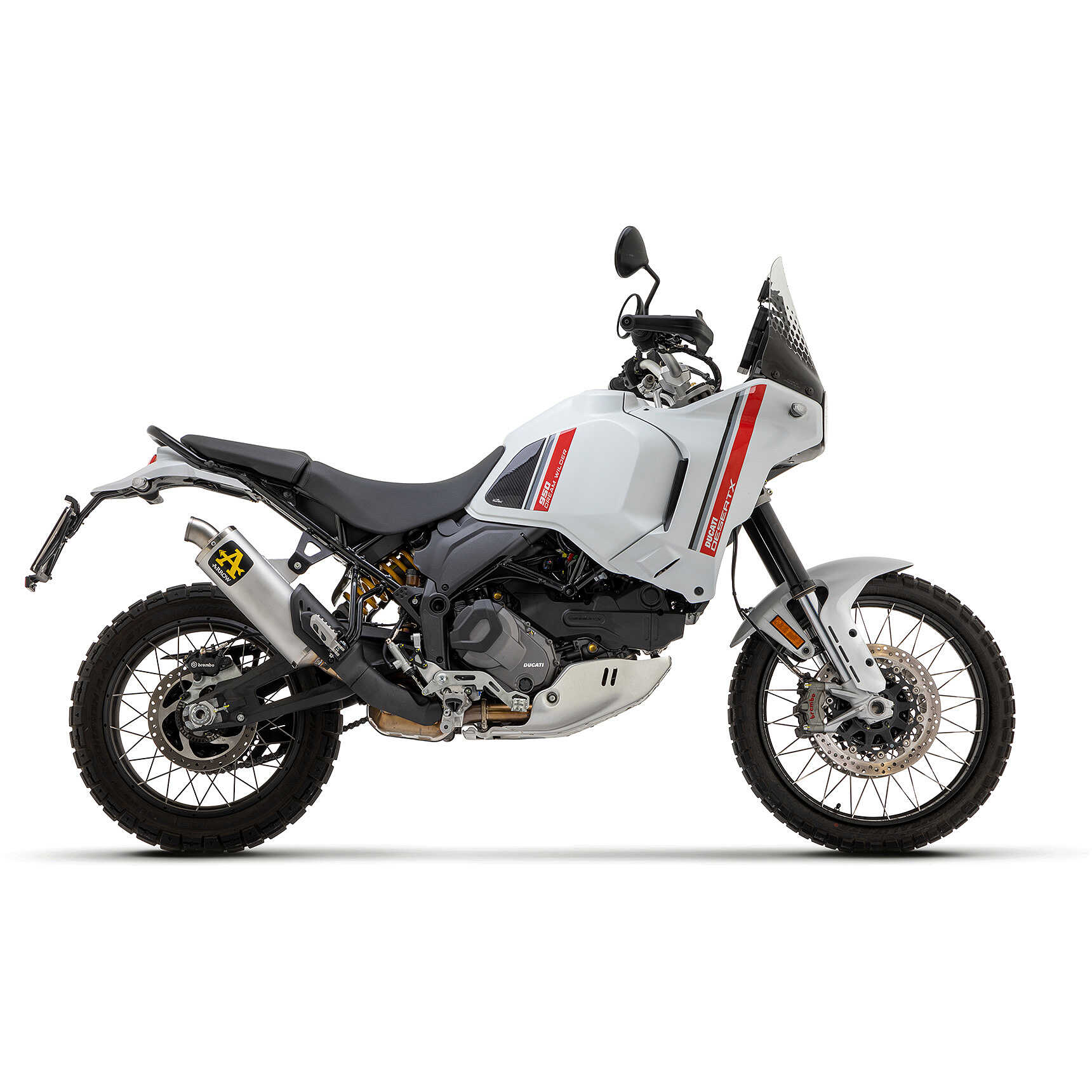 Terminale di Scarico Arrow Indy Race titanio con fondello inox Per ...