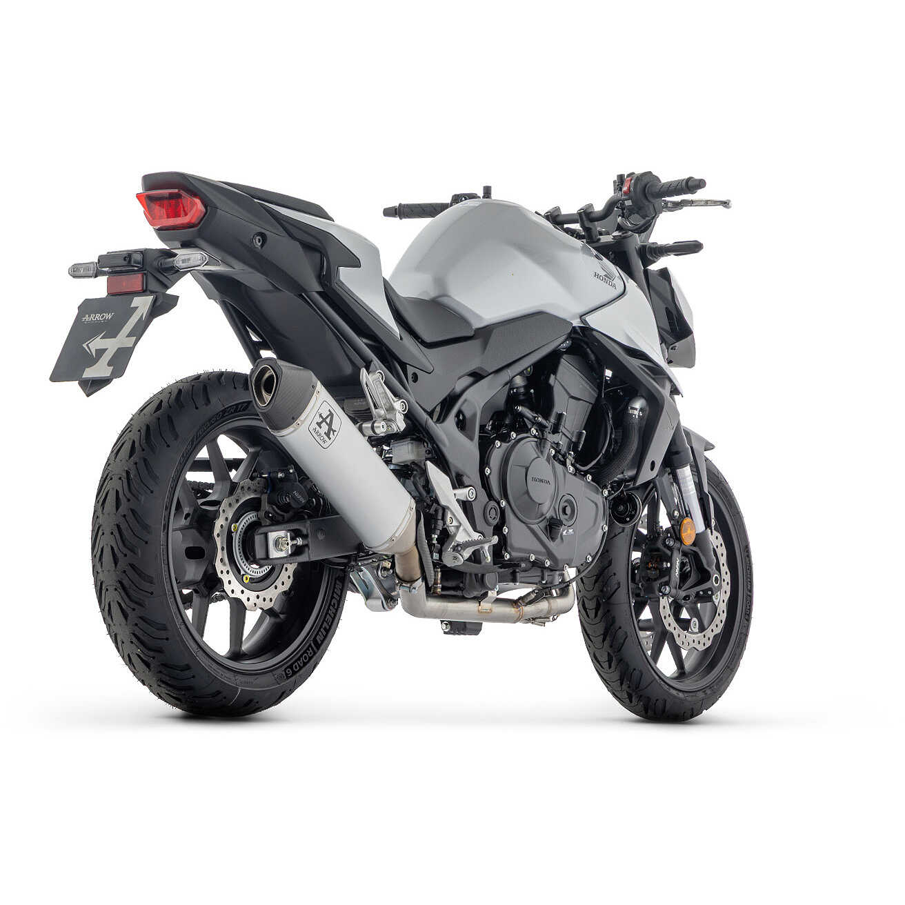 Terminale di Scarico Arrow Veloce in alluminio Per Honda CB 750 Hornet ...