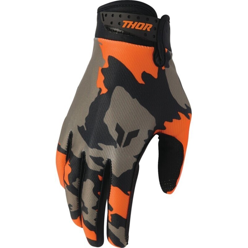 Thor Launchmode Hunter Cross Enduro Motorcycle Gloves Black Orange For ...