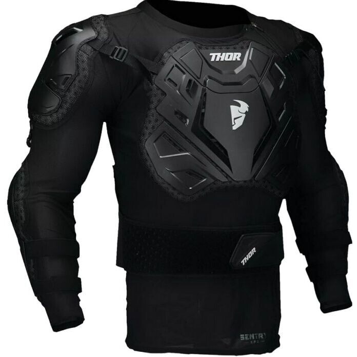 Thor SENTRY XP2 Black Cross Enduro Motorcycle Chest Protector For Sale ...