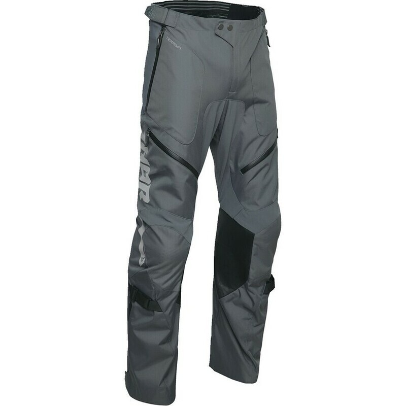 Thor Terrain Cross Enduro Motorcycle Pants Over Boots Anthracite For ...