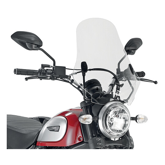 Transparent windshield Givi 7407A For DUCATI Scrambler 400 (16 > 21 ...