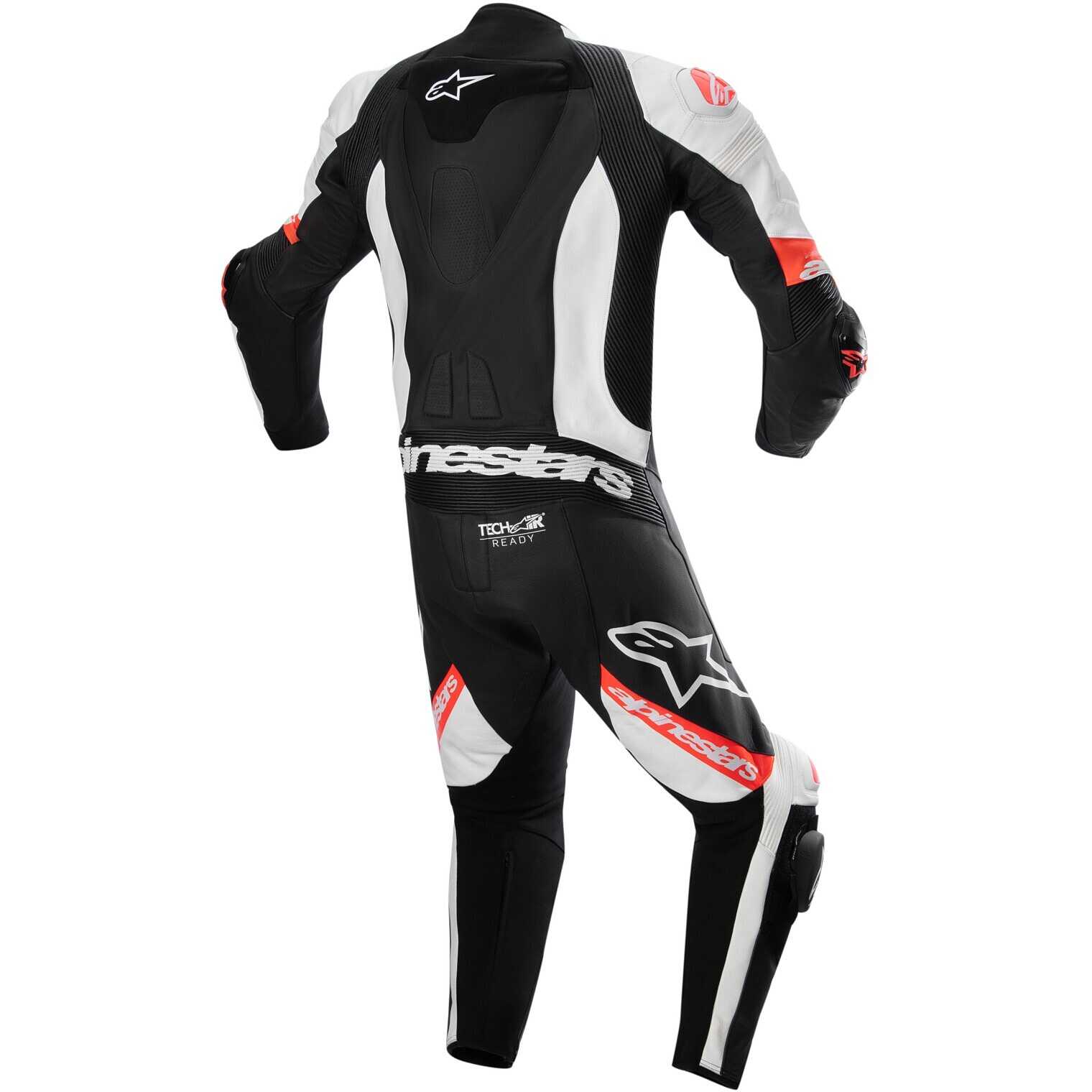 Tuta Moto Intera Alpinestars MISSILE V2 WARD 1PC Nero Bianco Rosso Fluo Vendita Online ...