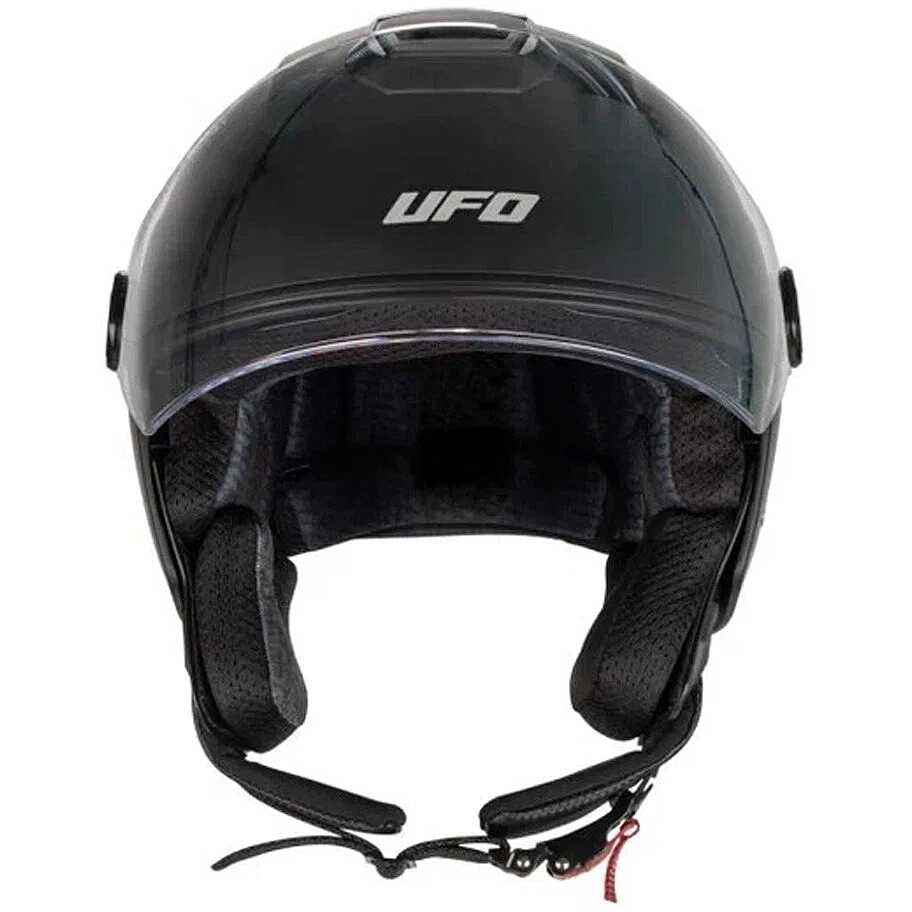 Ufo NIXIE Jet Motorcycle Helmet Black For Sale Online - Outletmoto.eu