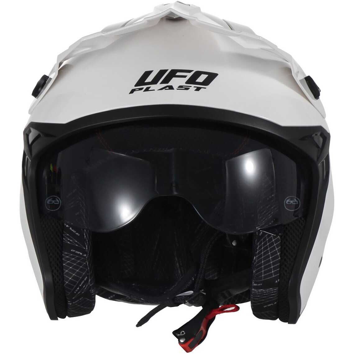 Ufo SHERATAN JET White Motorcycle Helmet For Sale Online - Outletmoto.eu
