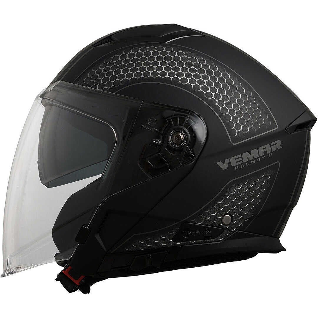 Vemar FENG Double Visor HIVE Matt Gray Motorcycle Jet Helmet For Sale ...