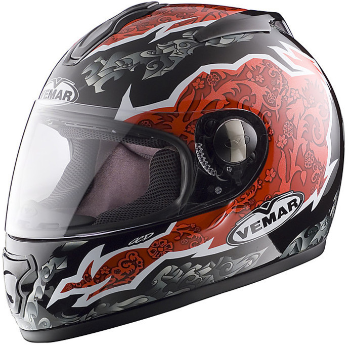 Vemar Motorcycle Helmet Integrale EVO VTX Fiber Tricomposita Multi ...