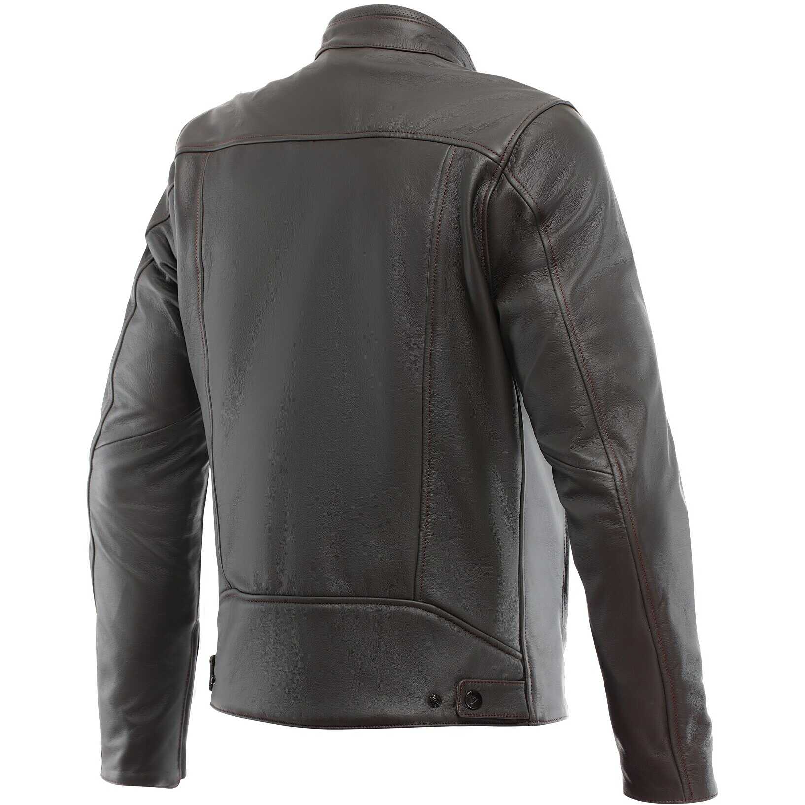 Veste de moto en cuir marron foncé Dainese FULCRO Vente en Ligne ...