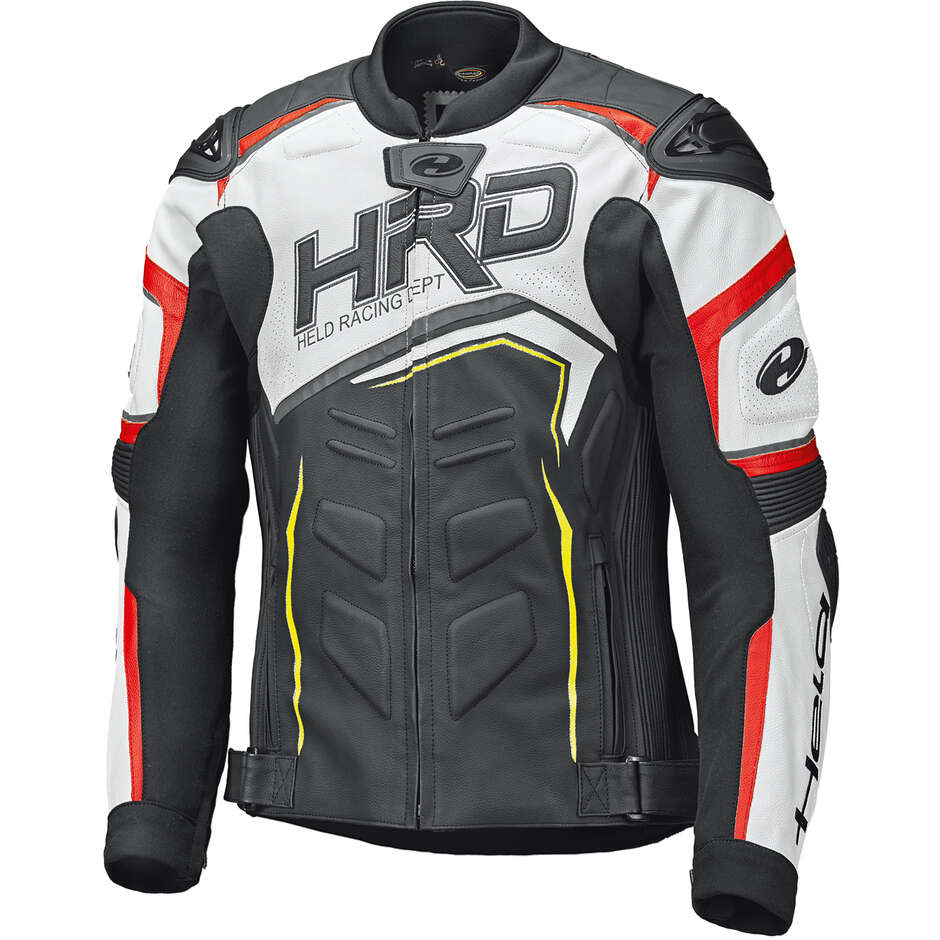 Veste de moto Held Safer II noir blanc rouge Vente en Ligne - Outletmoto.eu