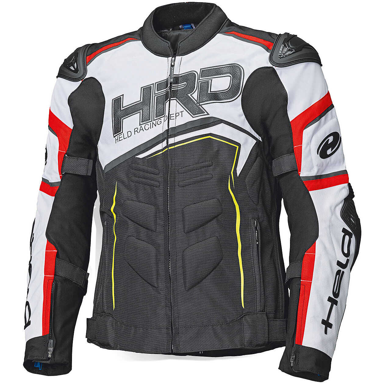 Veste de moto Held Safer SRX noir blanc rouge Vente en Ligne ...