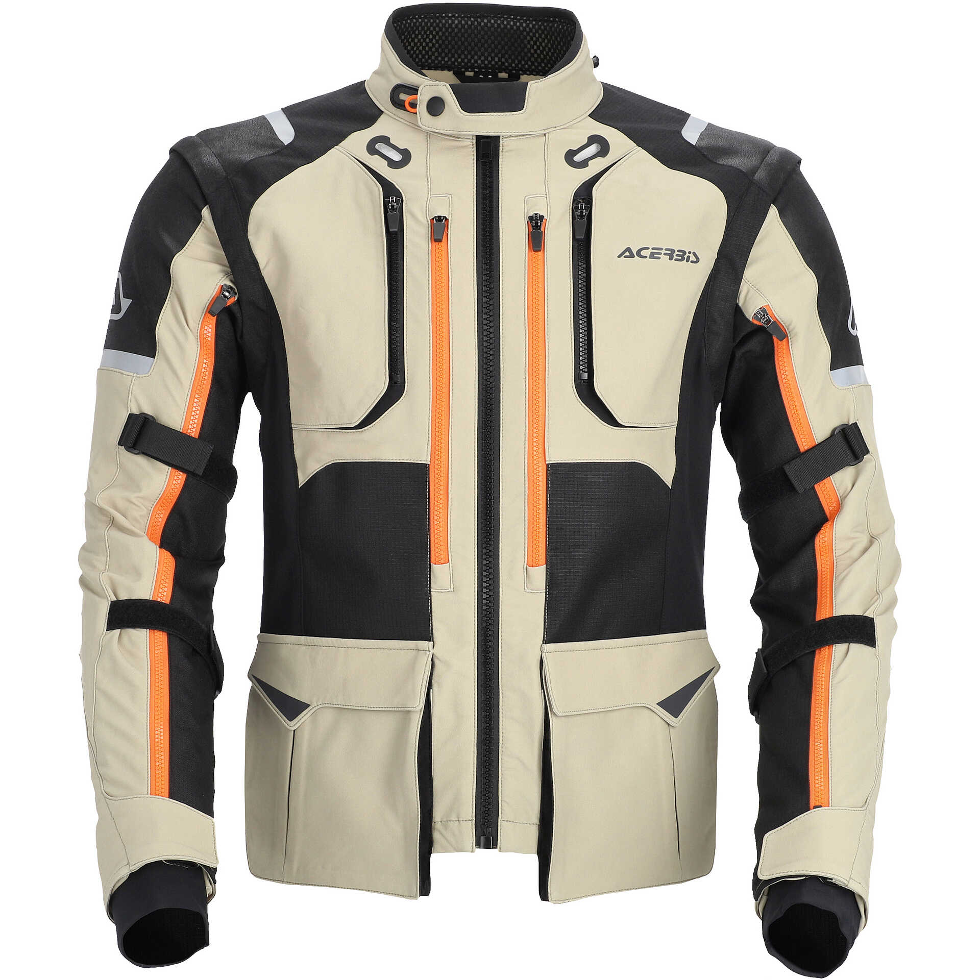 Veste moto Acerbis RALLY PRO Beige Noir Vente en Ligne - Outletmoto.eu