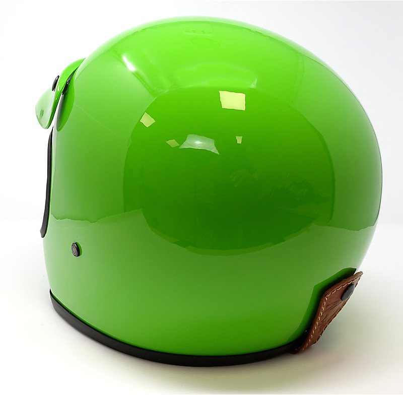 Vintage Style Trophy MX Style '70 Integral Motorcycle Helmet Glossy ...