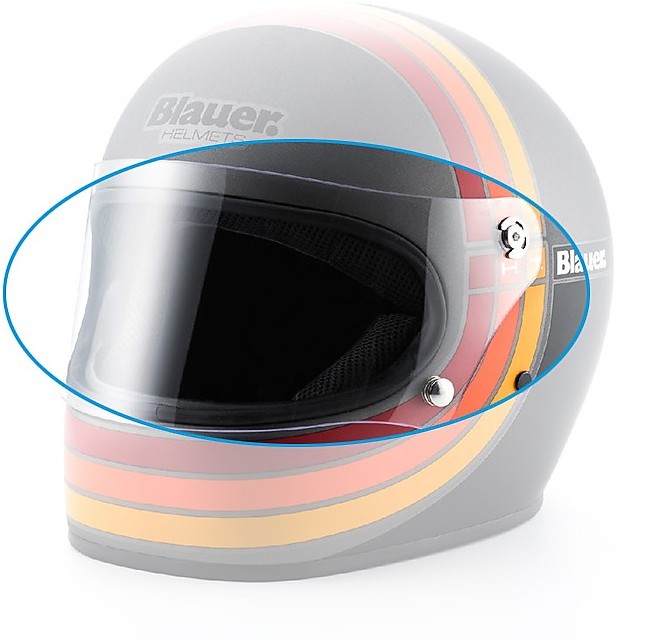 Visière Dark Blauer pour modèle 80'S Vente en Ligne - Outletmoto.eu