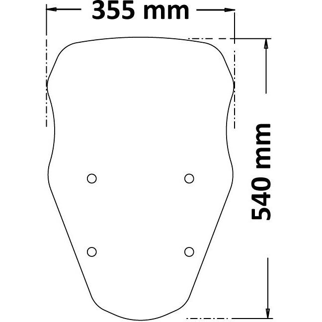 Windshield Isotta Medium Moto Guzzi V100 MANDELLO / MANDELLO S 2023 ...