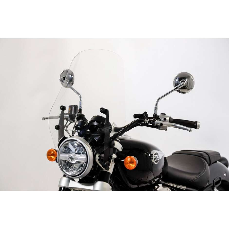 Windshield Isotta Medium ROYAL ENFIELD SUPER METEOR 650 From 2023 Clear ...