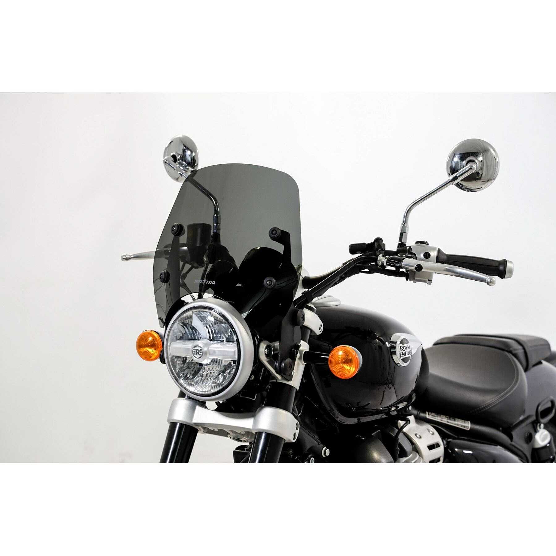 Windshield Isotta ROYAL ENFIELD SUPER METEOR 650 From 2023 Dark Smoke ...