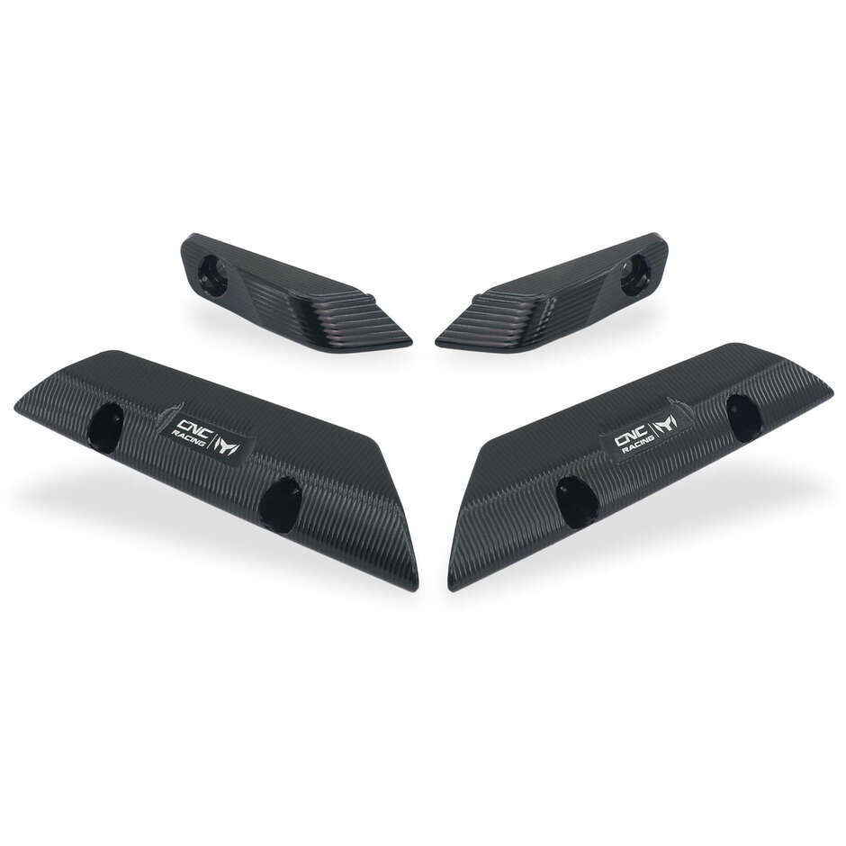 Wing Removal Plugs Ducati Streetfighter V4 S CNC Racing WP100 Black For ...