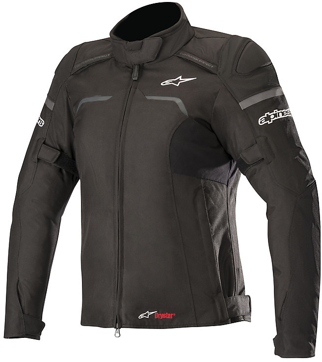 Women's Motorcycle Jacket Alpinestars Stella HYPER Drystar Black Fabric ...