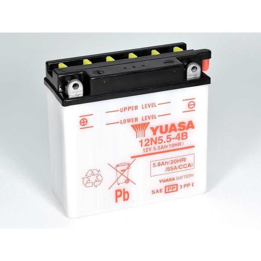 Yuasa 12n5.5-4b 12v/6ah Motorcycle Battery For Sale Online - Outletmoto.eu