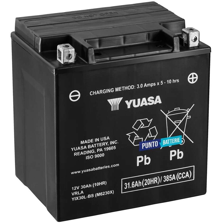 Yuasa yix30l motorcycle battery (sealed activated) 12v/30ah For Sale ...