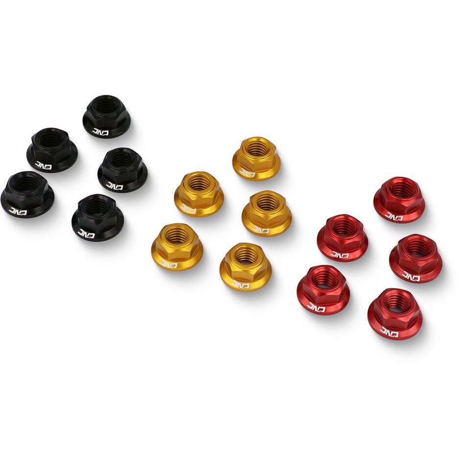 Écrous à couronne rouge Ducati DA385 M8x1,25 CNC Racing Vente en Ligne - Outletmoto.eu